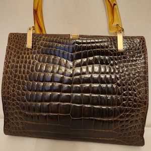 lederer | Bags | Lederer Crocodile Belly Handbag | Poshmark